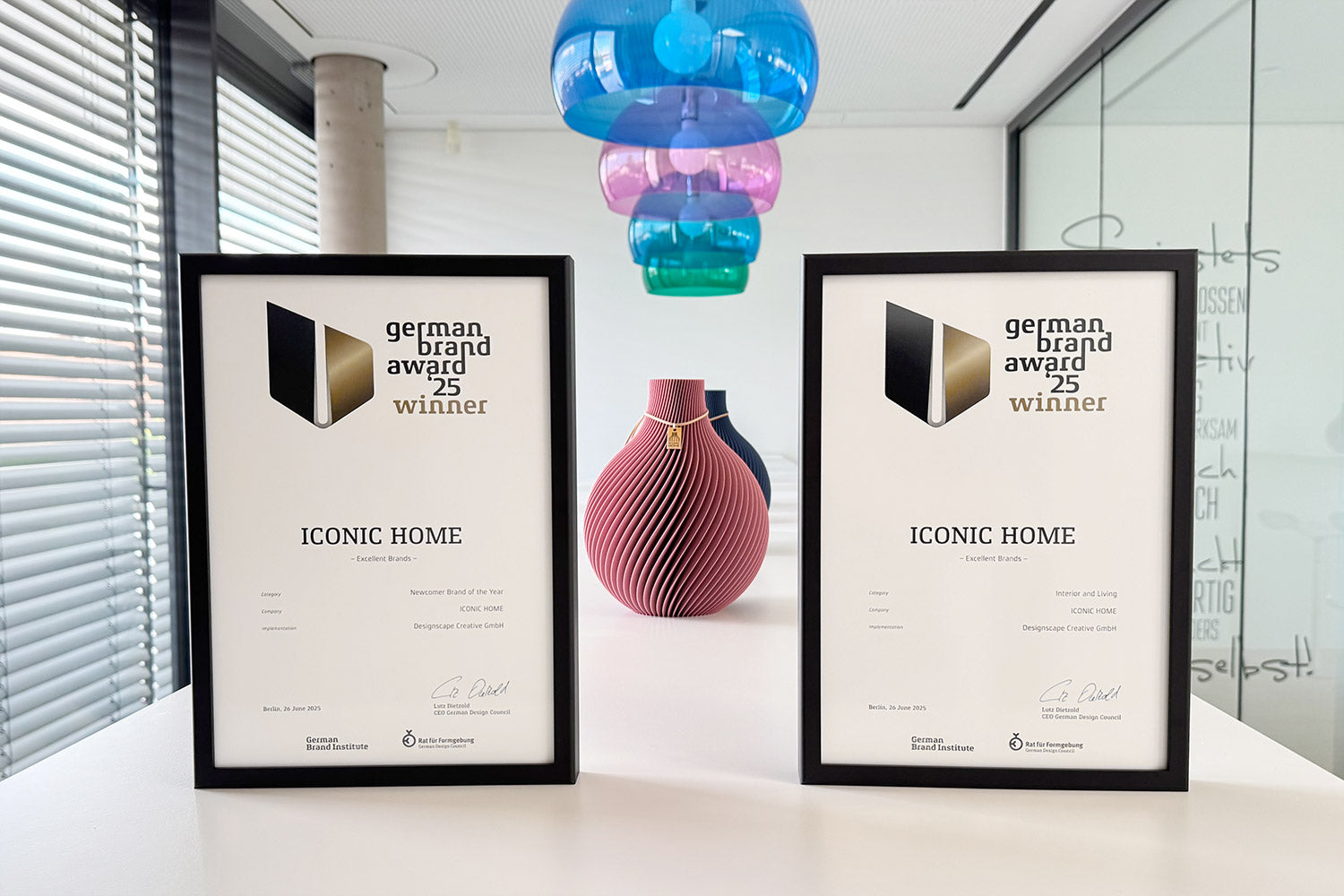 ICONIC HOME wins twice at the German Brand Award 2025