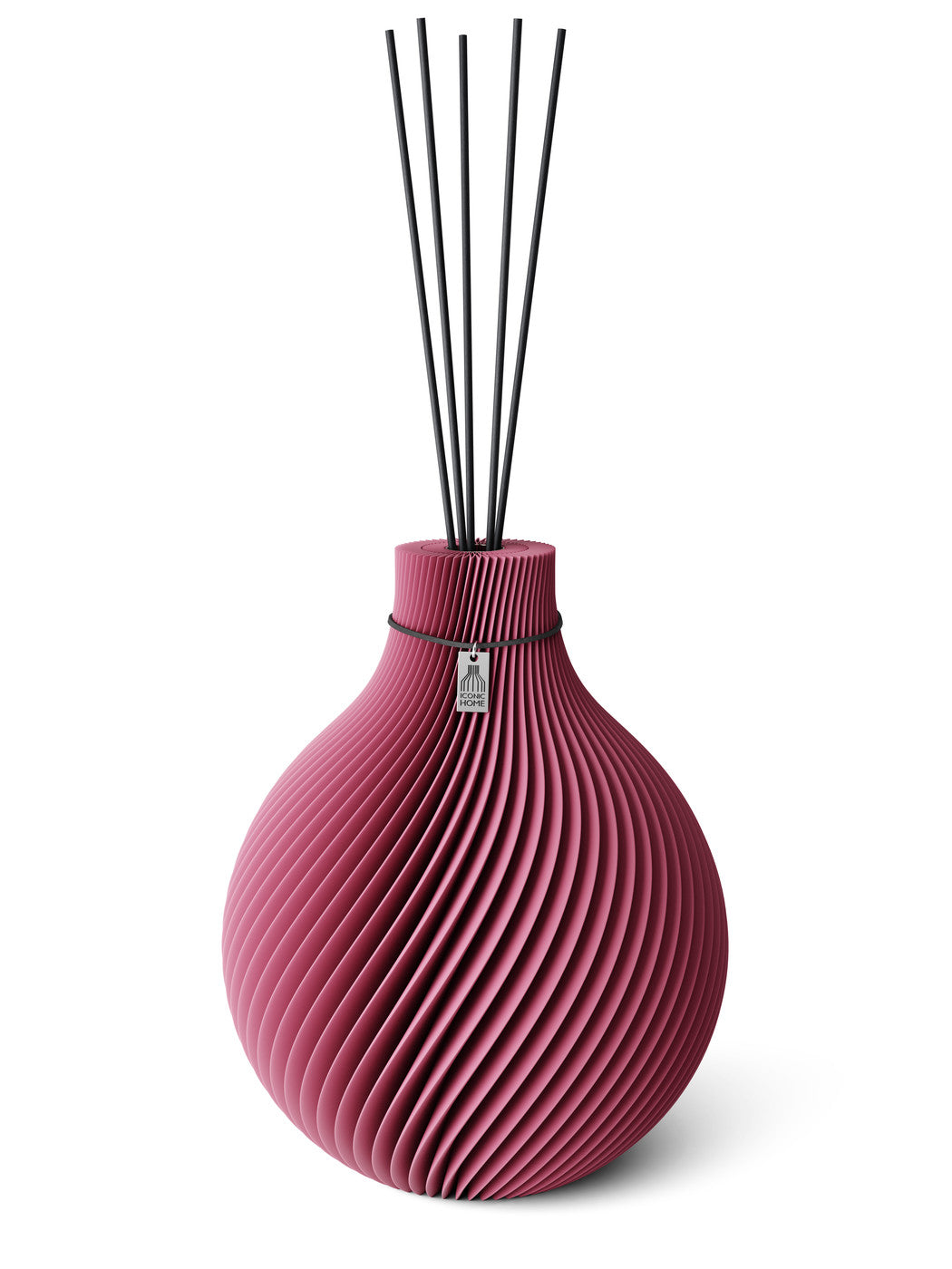 Duftvase Sphere in Soft Berry mit edlem Raumduft - ICONIC HOME